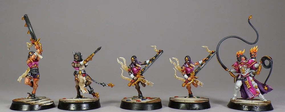 40k: Pink Battle Sisters! — Paintedfigs Miniature Painting Service