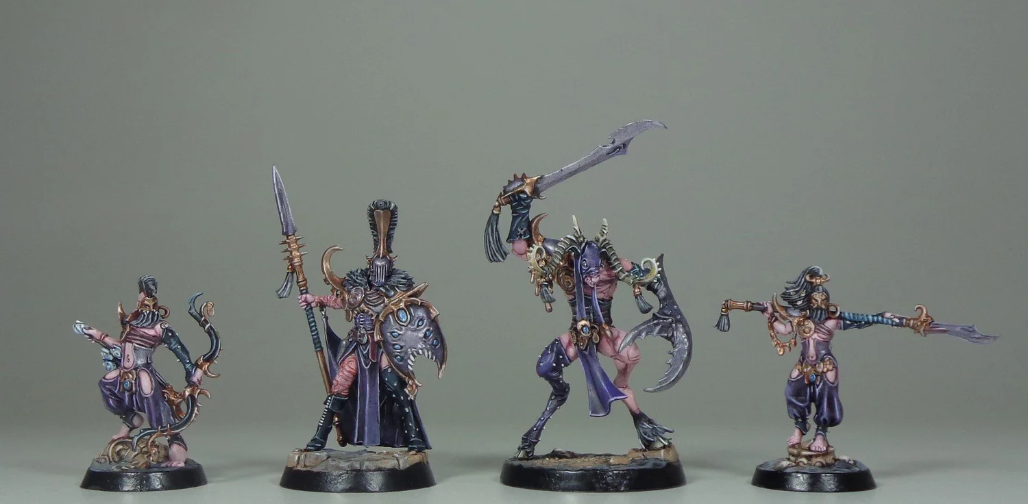 Nethermaze and Harrowdeep, Painting Warhammer Underworlds — Paintedfigs ...