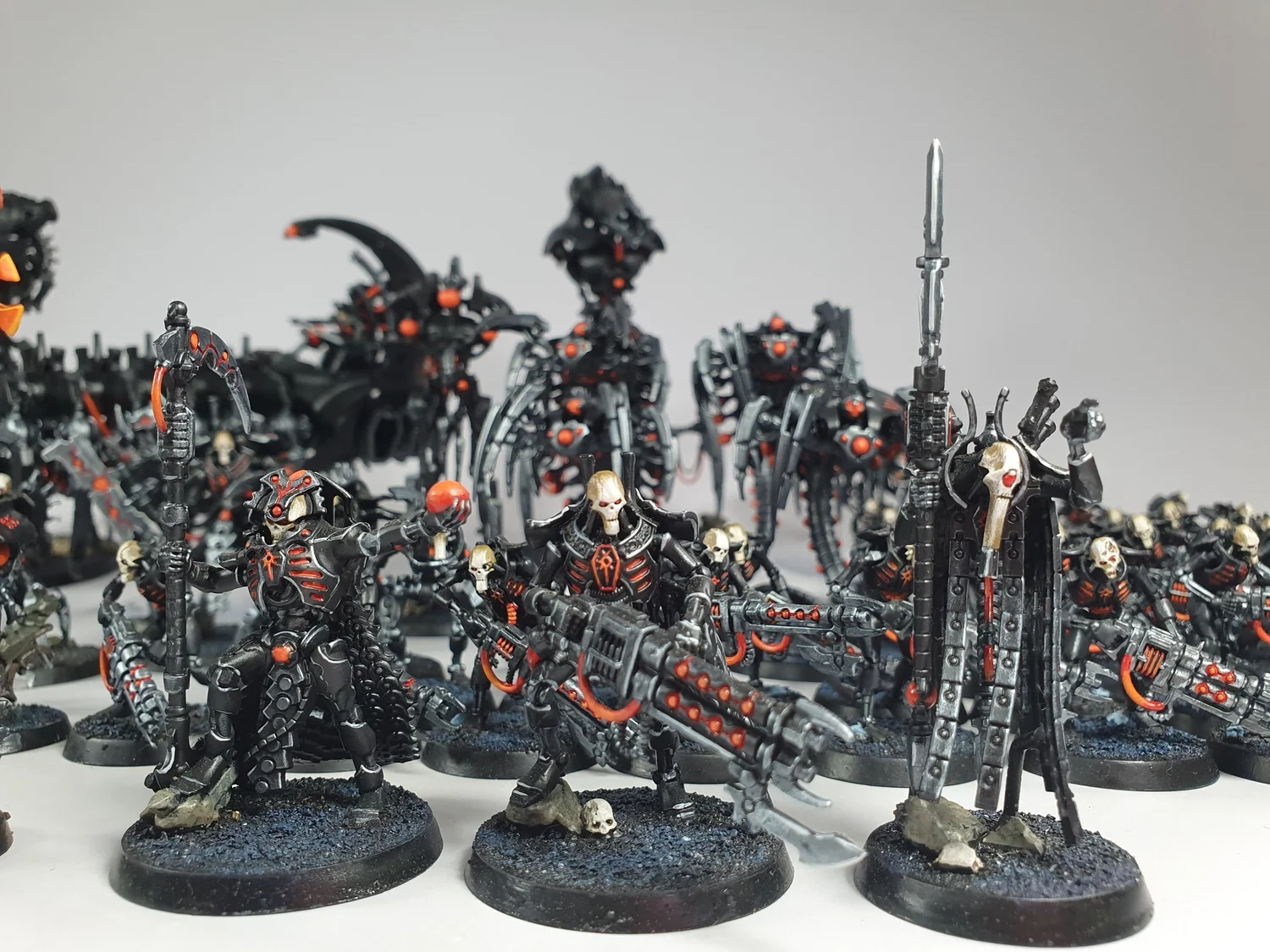 Types of Necrons we’ve painted over the years — Paintedfigs Miniature ...