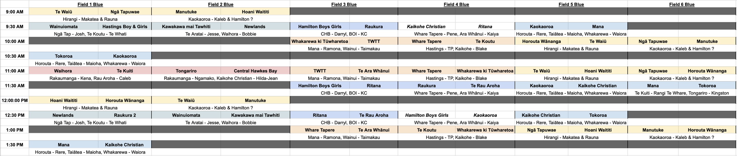 2023 Te Arawa Secondary School Kī-o-Rahi Nationals Information — kiorahi