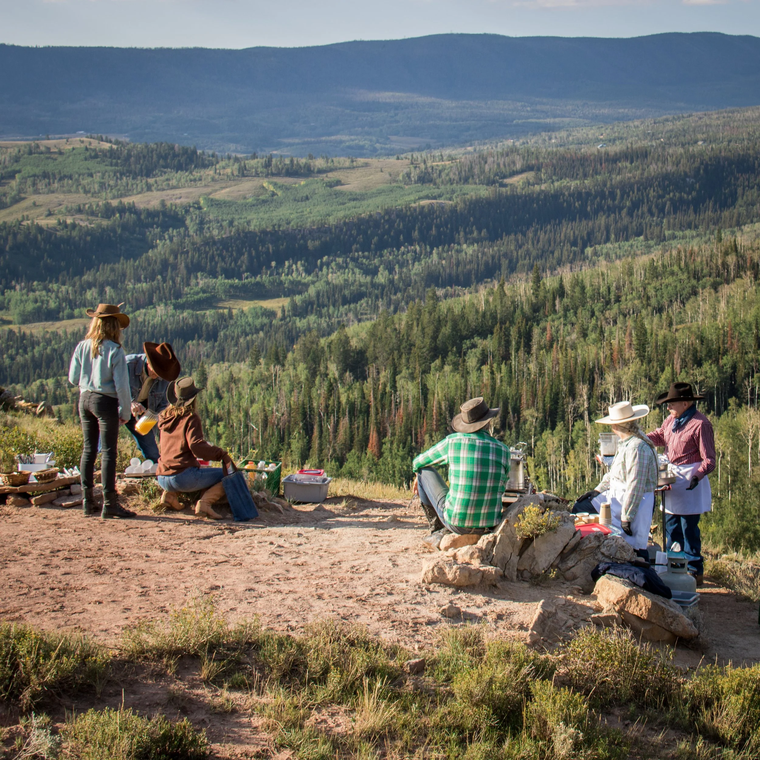 Latigo Guest Ranch, Colorado USA — Top with kids