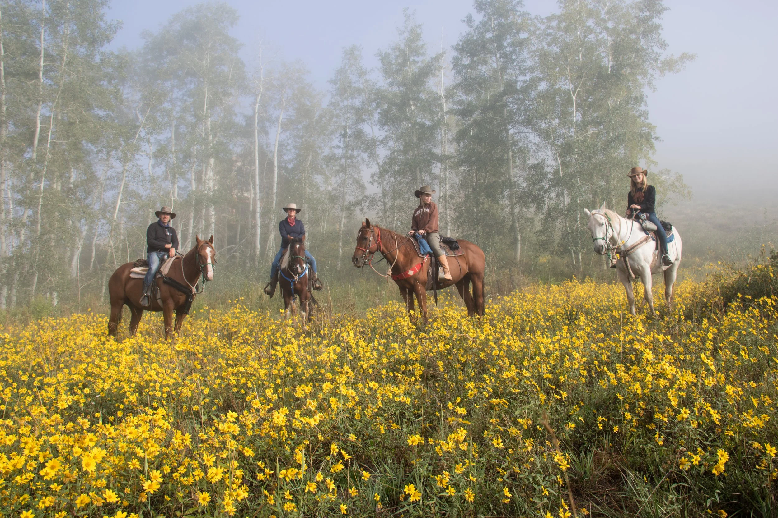 Latigo Guest Ranch, Colorado USA — Top with kids