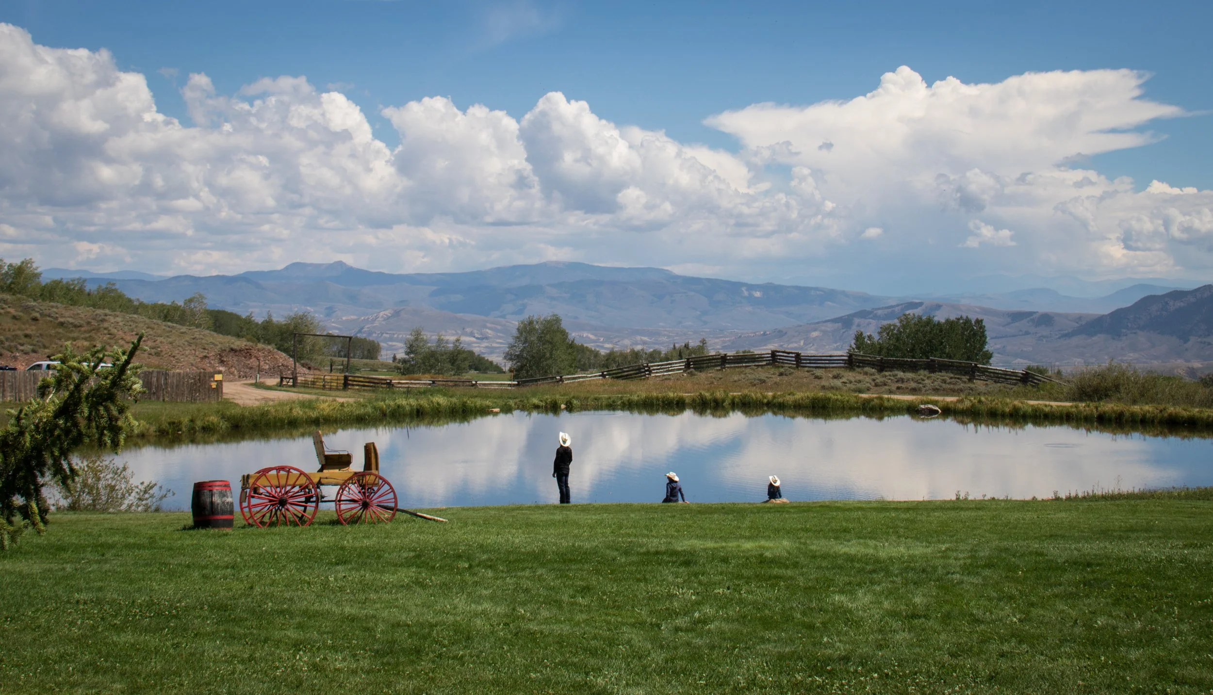 Latigo Guest Ranch, Colorado USA — Top with kids