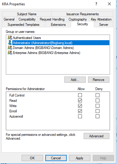 Key Recovery Agent erstellen und Zertifikate wiederherstellen — ESCde GmbH