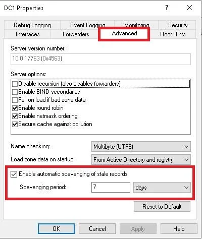 DNS Aging/Scavenging — ESCde GmbH