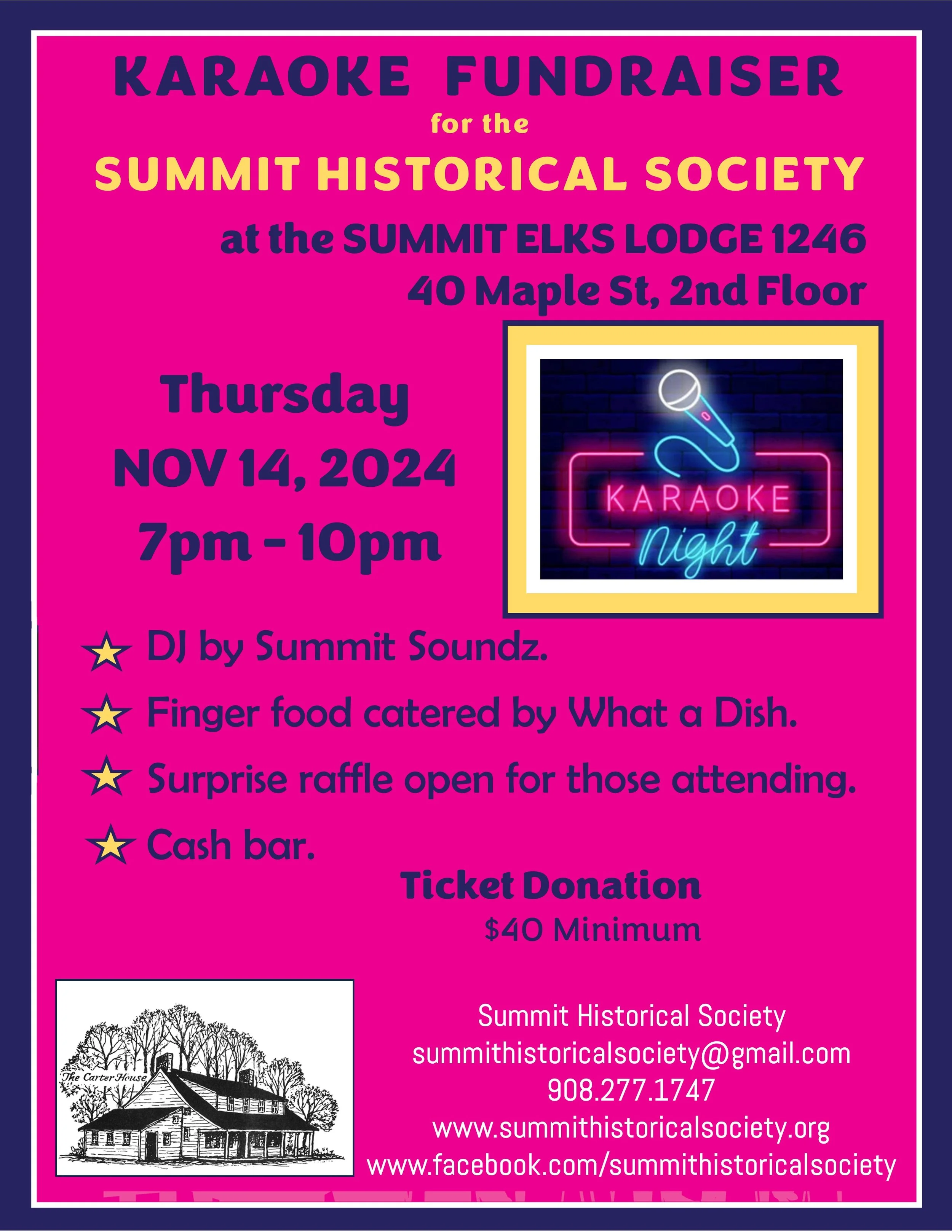 Karaoke Night at the Elks Lodge — Summit Historical Society