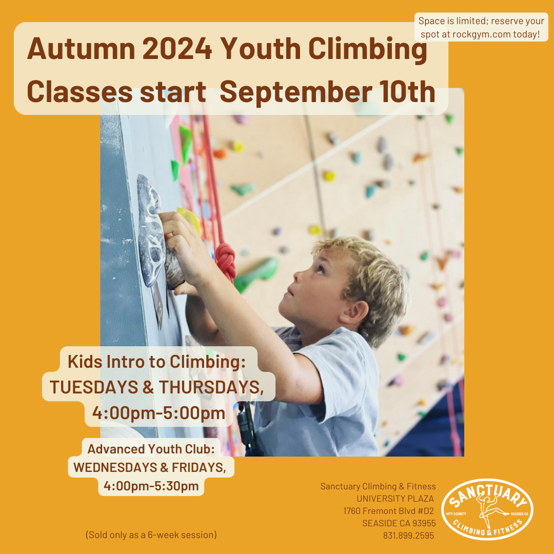 Kids Climbing Classes 2024 — SANCTUARY CLIMBING & FITNESS