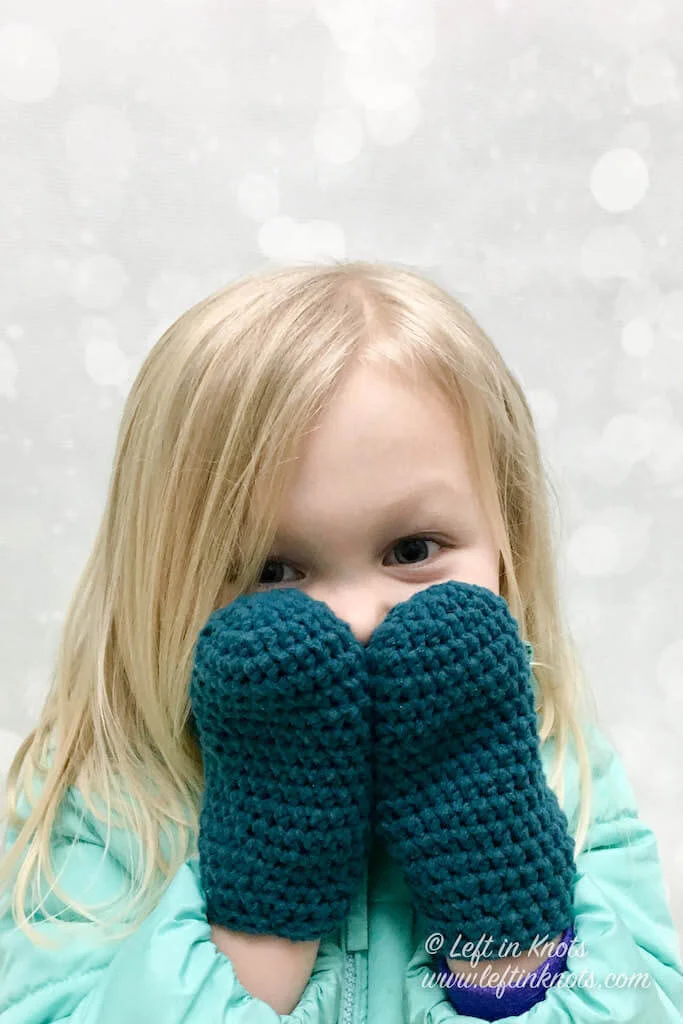 Crochet Mittens for Little Kids - Free Pattern — Left in Knots