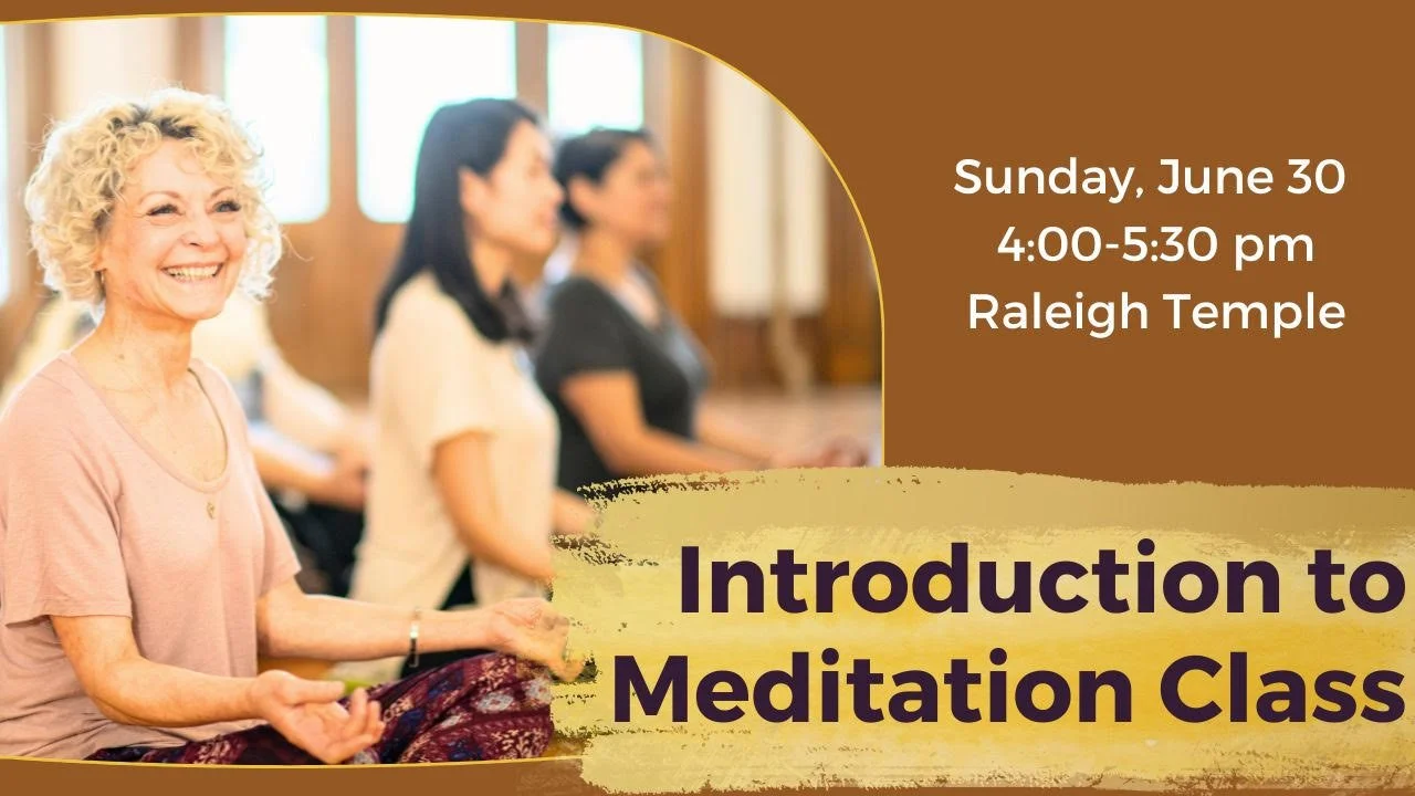 Meditation Intro Class at the Raleigh Temple — Won Buddhism of North ...