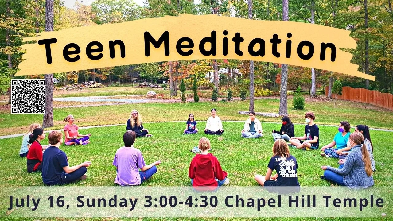 Teen Meditation (Chapel Hill Temple) — Won Buddhism of North Carolina