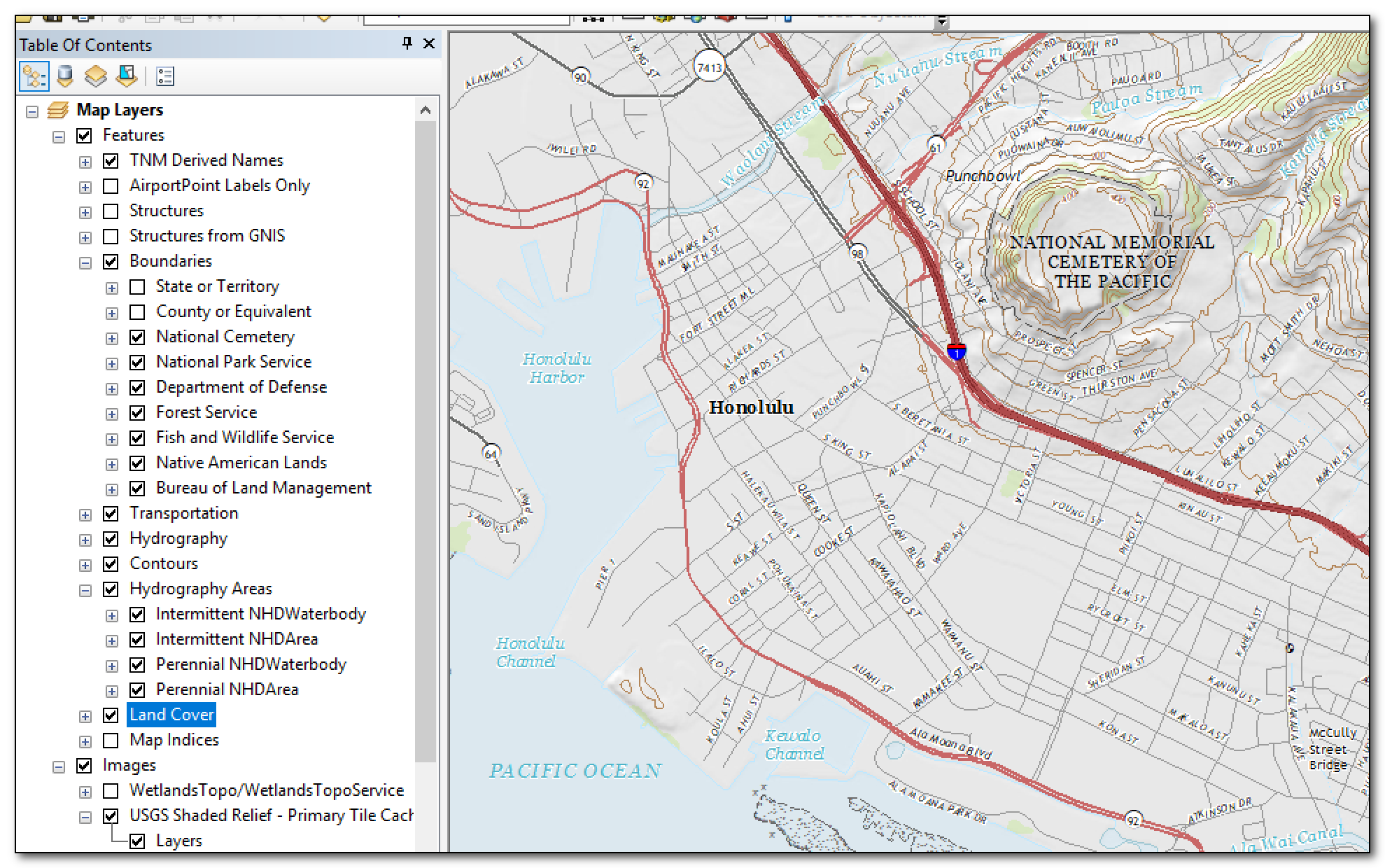Using Usgs Tnm Vector Data To Create Seamless Topographic Maps In Arcgis — Opengislab