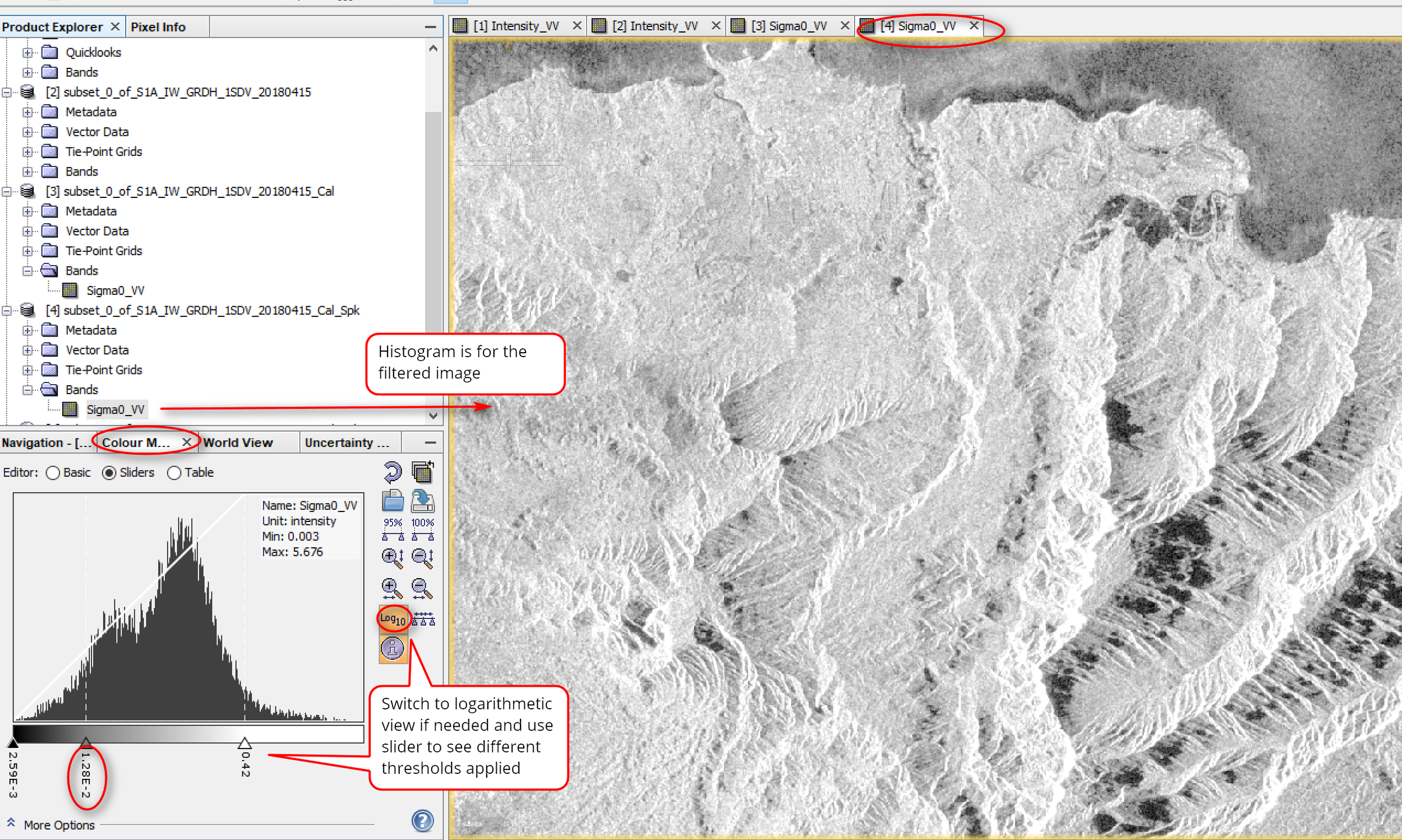 Flood Mapping with Sentinel-1 Data using SNAP and QGIS — open.gis.lab