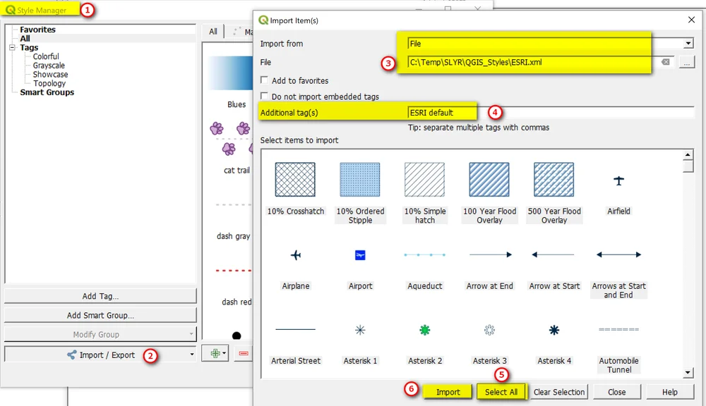 Converting ESRI Styles to QGIS XML Using SLYR — open.gis.lab