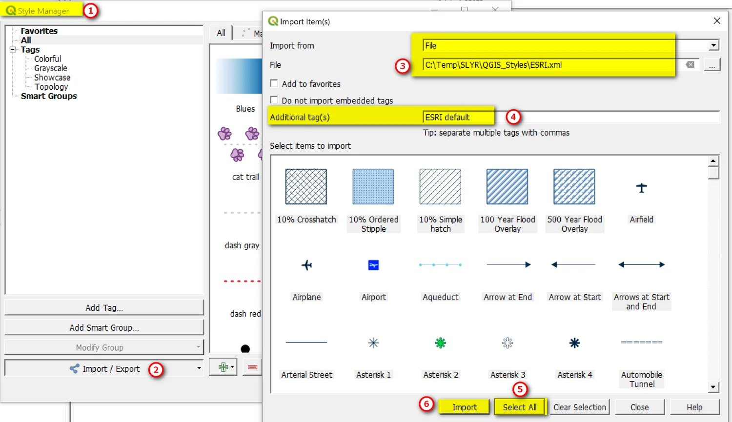 Converting ESRI Styles to QGIS XML Using SLYR — open.gis.lab