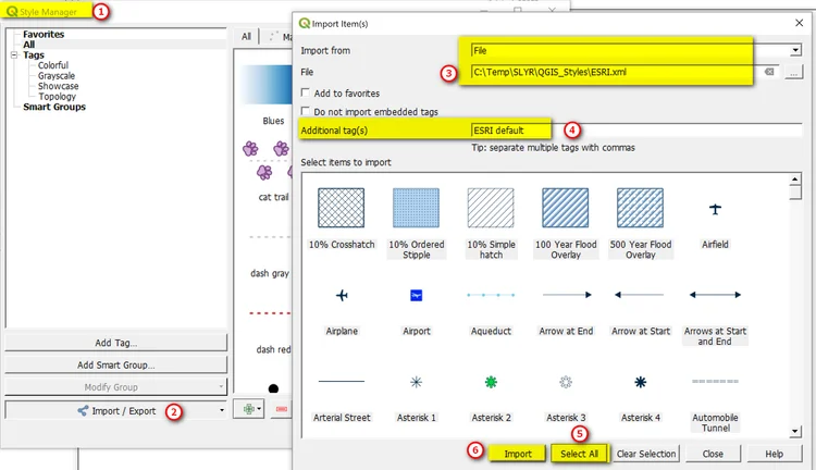 Converting ESRI Styles to QGIS XML Using SLYR — open.gis.lab