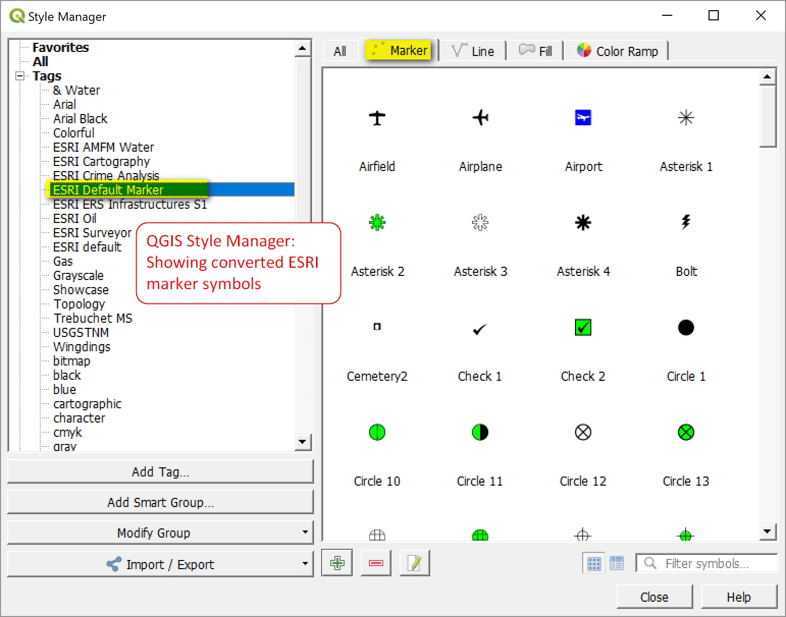 Converting ESRI Styles to QGIS XML Using SLYR — open.gis.lab