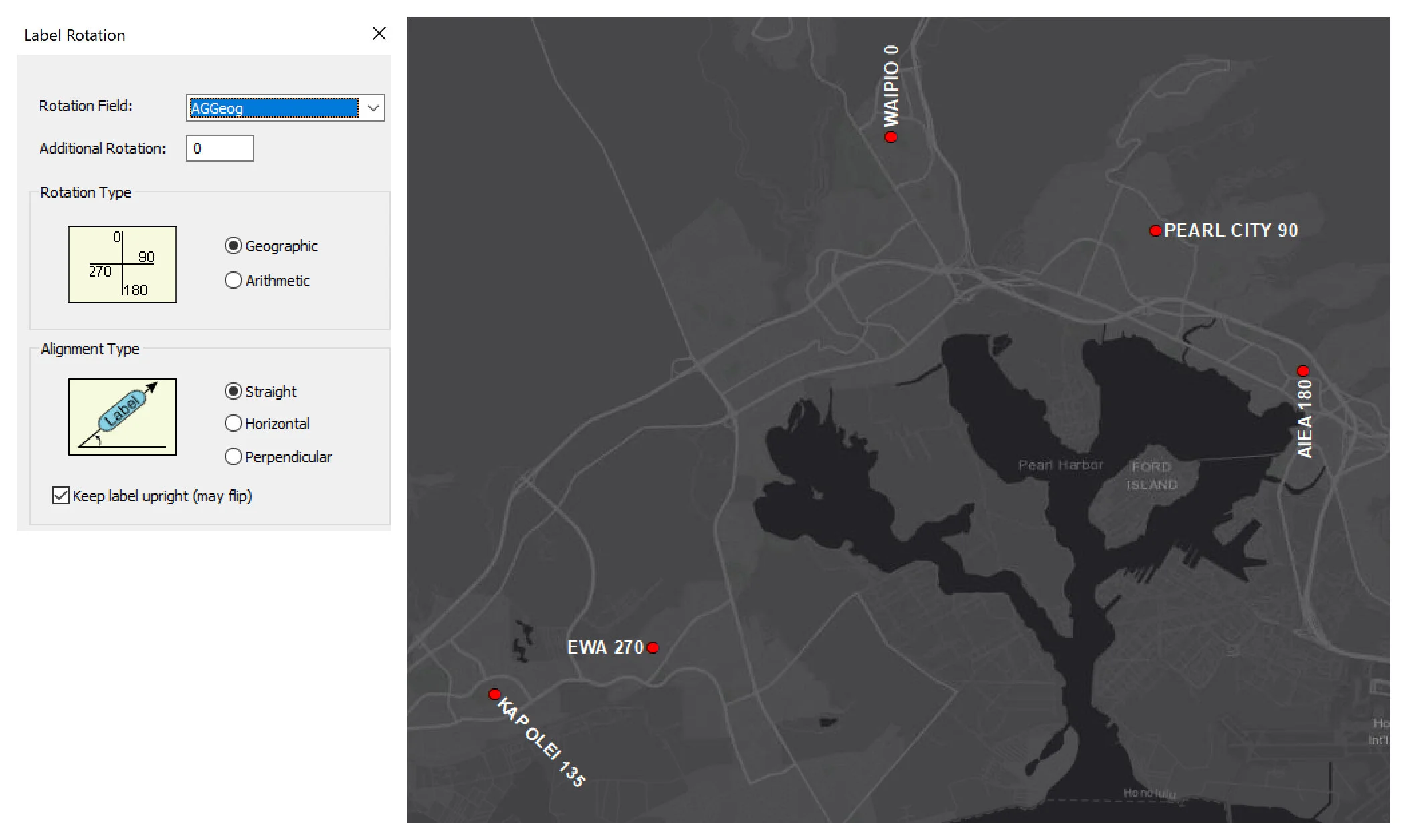Label Rotation in QGIS and ArcGIS — open.gis.lab