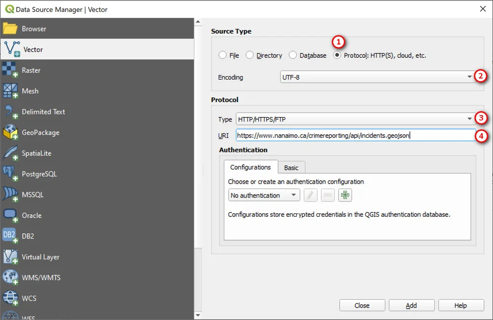 Got Geojson Error Tip On Adding Geojson Via Url In Qgis — Opengislab