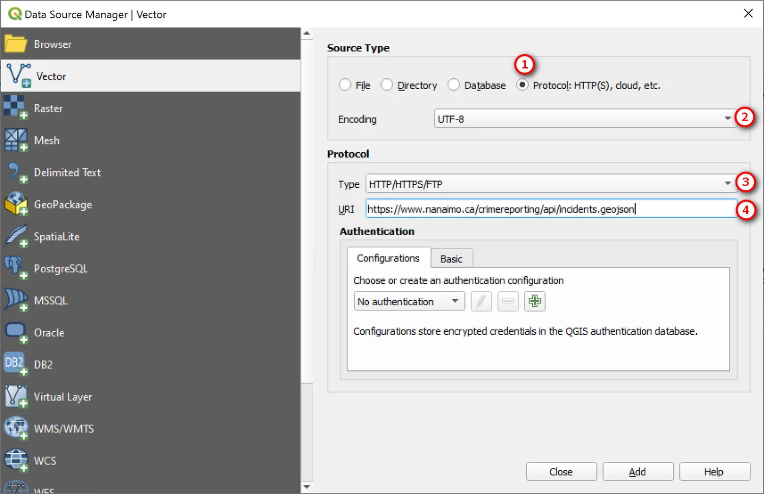 Got Geojson Error Tip On Adding Geojson Via Url In Qgis — Opengislab