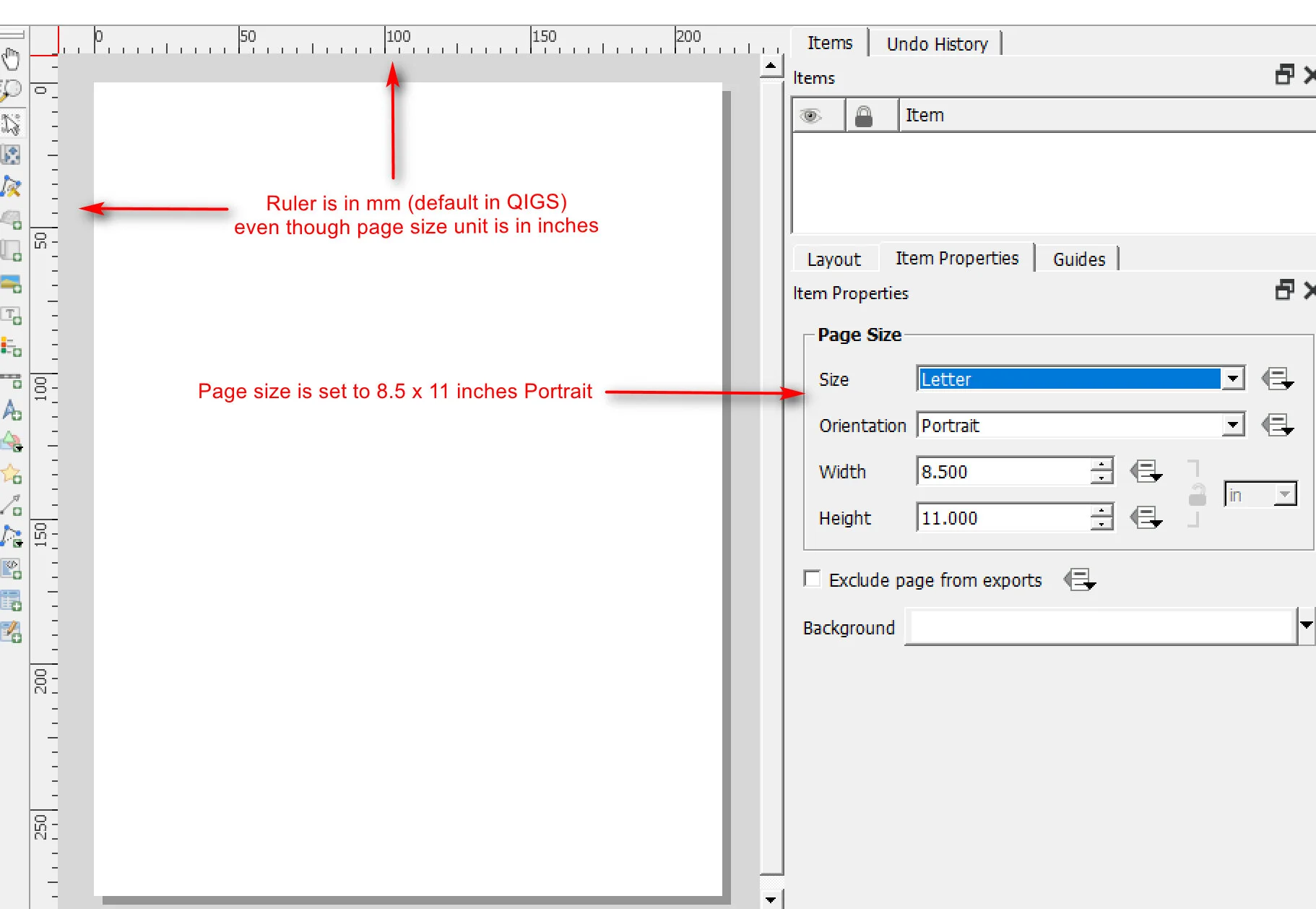 Setup QGIS Print Layout to use Inch Instead of Millimeter — open.gis.lab
