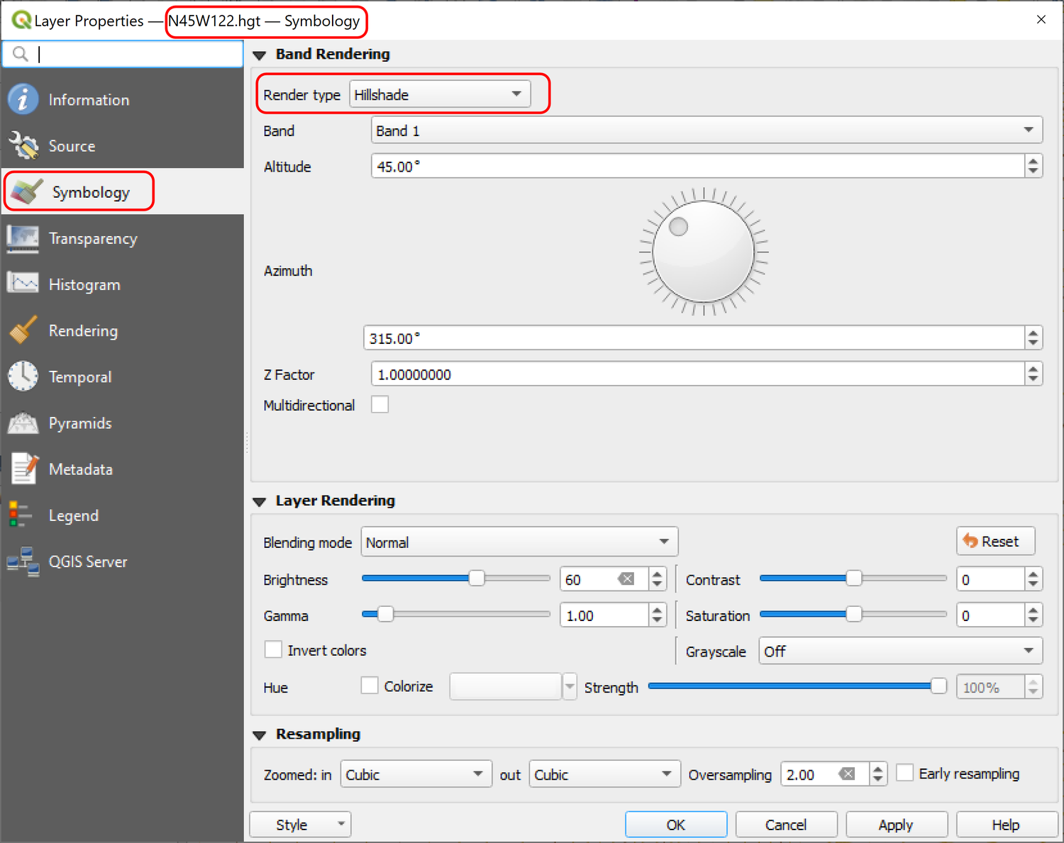 DEM and Contour Visualization in QGIS — open.gis.lab