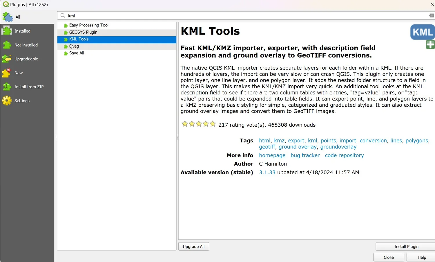 Converting KMZ With HTML Popup Info to GIS Layer Attributes — open.gis.lab