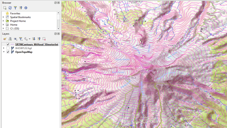 Creating Contours from DEM using QGIS — open.gis.lab