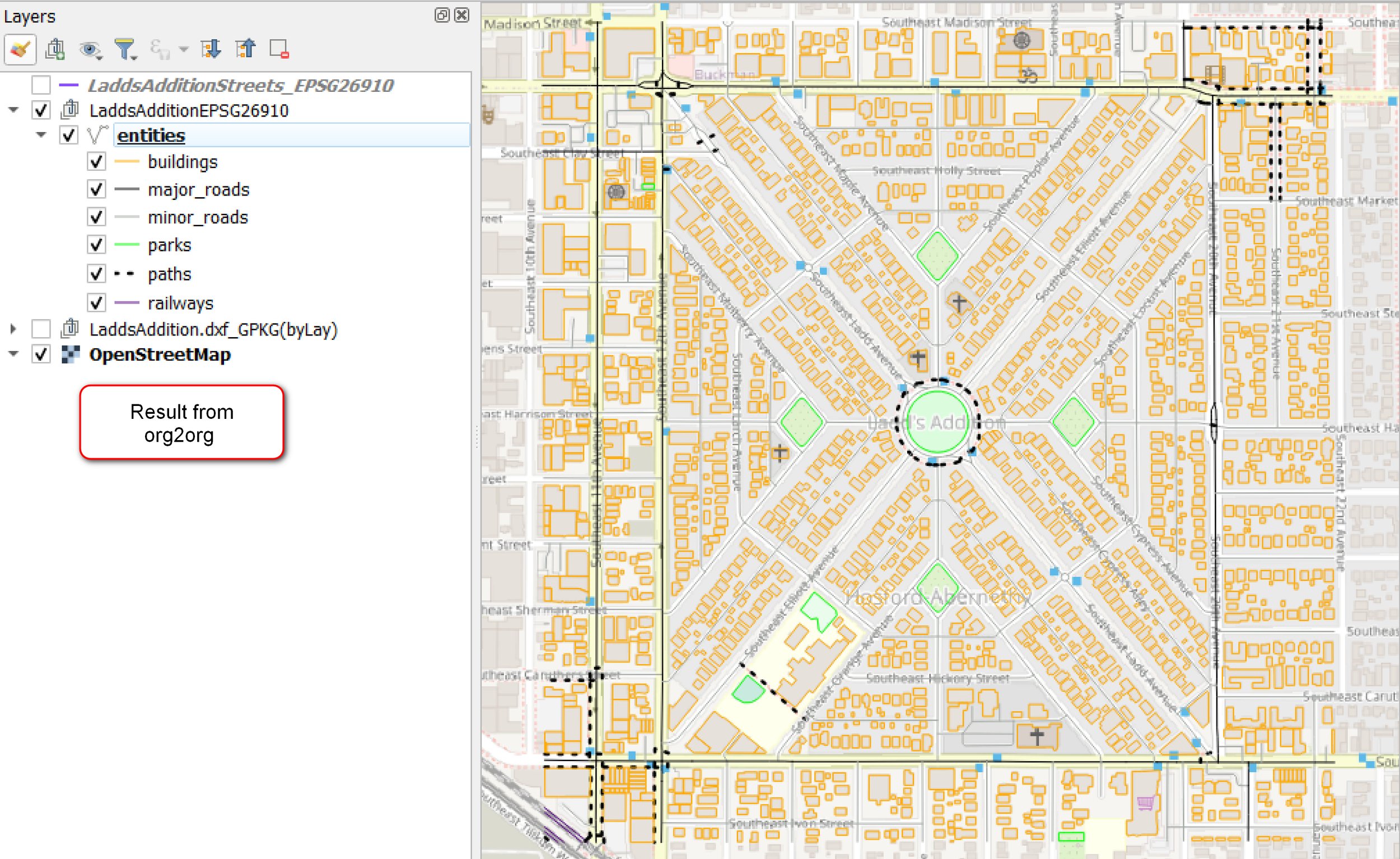 Georeferencing CAD DXF With QGIS — open.gis.lab