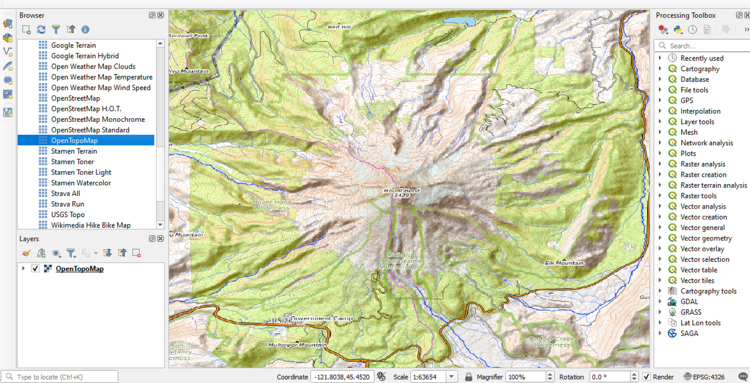 Creating Contours from DEM using QGIS — open.gis.lab