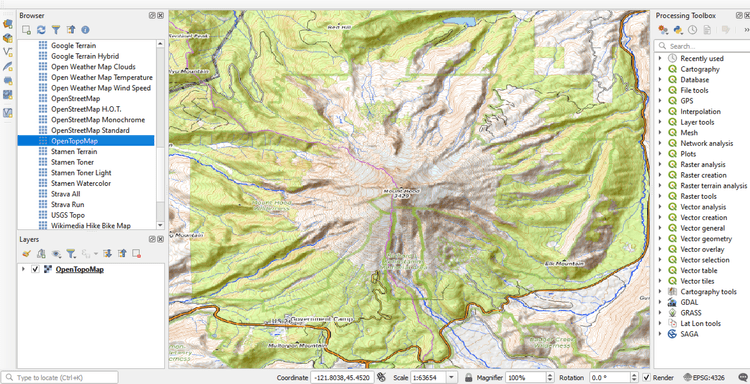 Creating Contours from DEM using QGIS — open.gis.lab