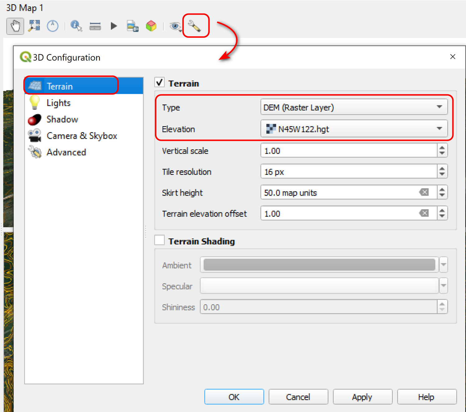 DEM and Contour Visualization in QGIS — open.gis.lab
