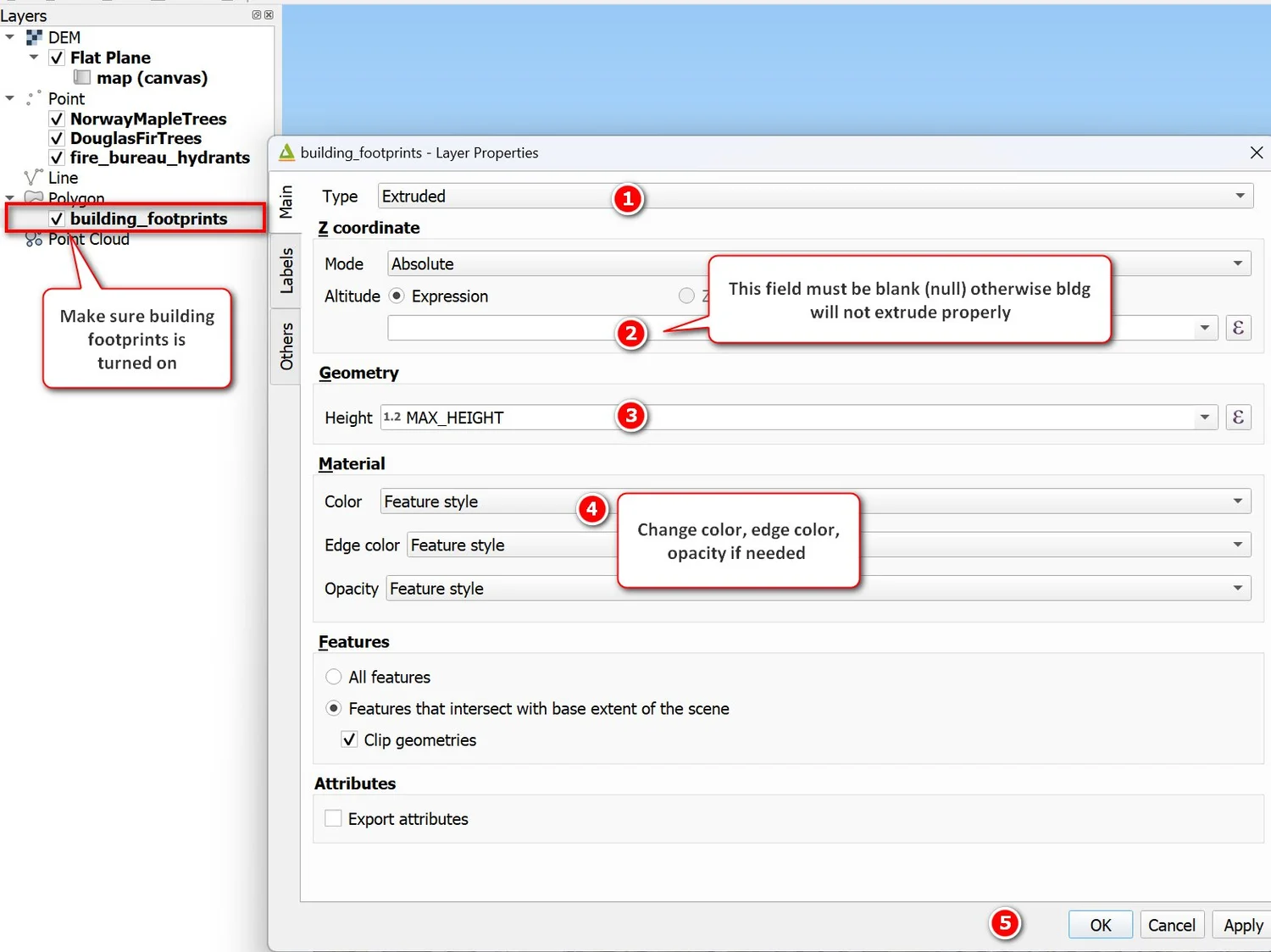 How to incorporate 3D models into a 3D Scene in QGIS using QGIS2threejs ...