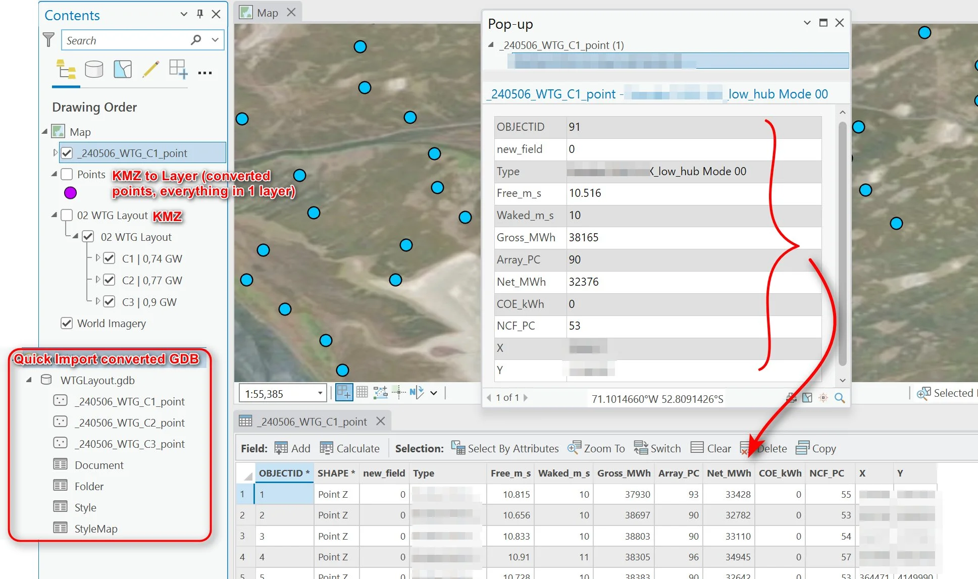 Converting KMZ With HTML Popup Info to GIS Layer Attributes — open.gis.lab