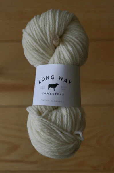Local Canadian Wool Yarn — long way homestead