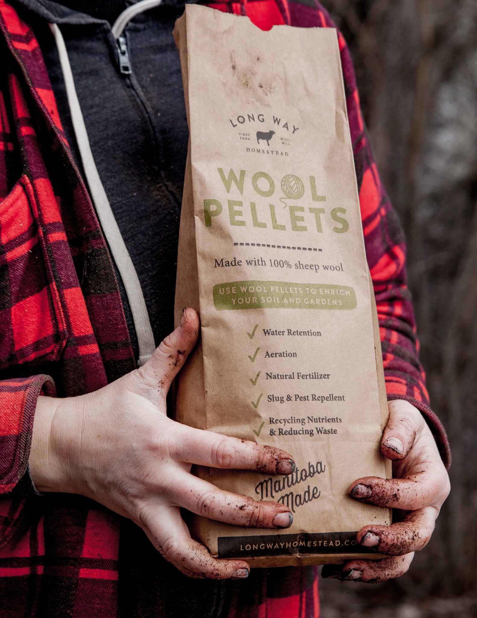 Canadian Wool Pellets — long way homestead