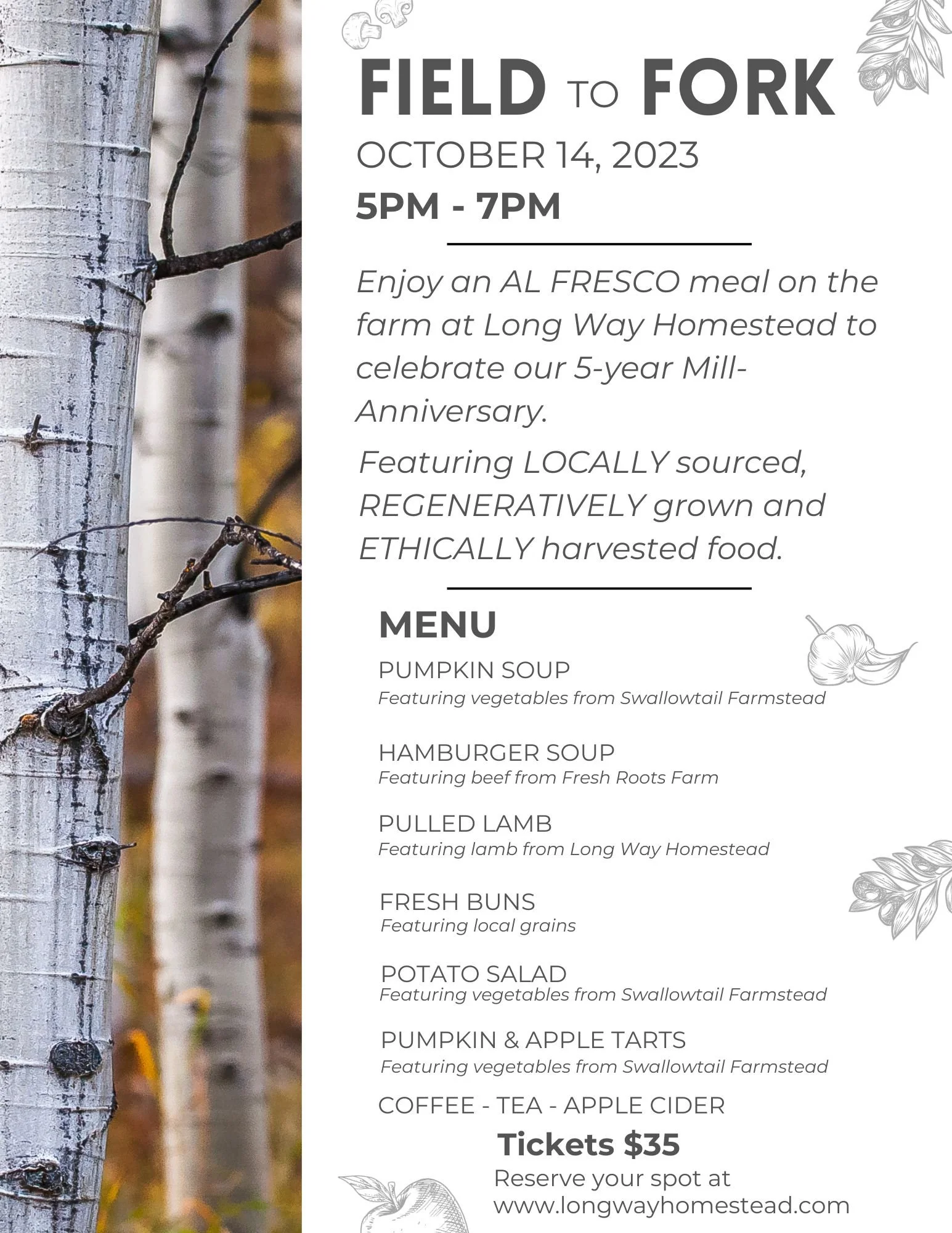 Mill-anniversary — long way homestead