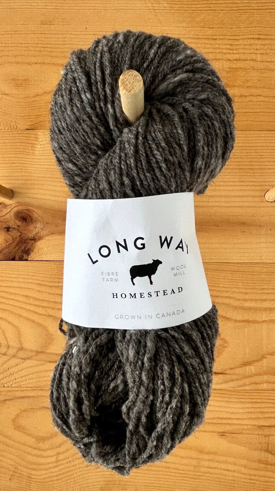 Local Canadian Wool Yarn — long way homestead