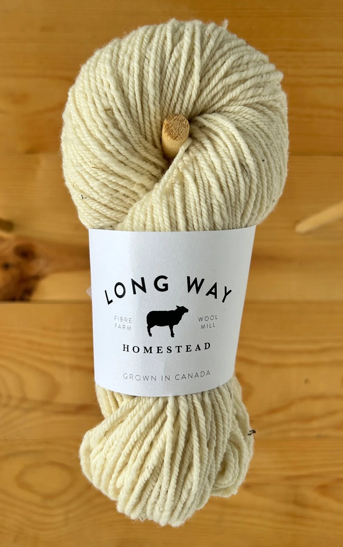 Local Canadian Wool Yarn — long way homestead