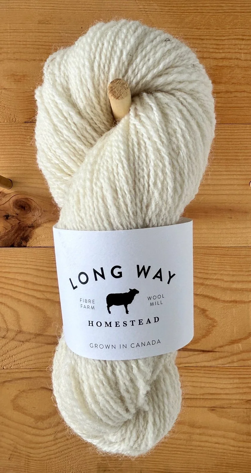 Local Canadian Wool Yarn — long way homestead