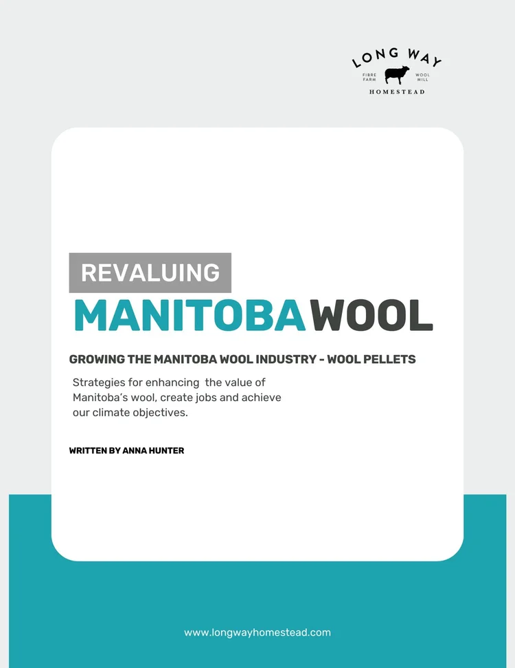 Canadian Wool Pellets — long way homestead