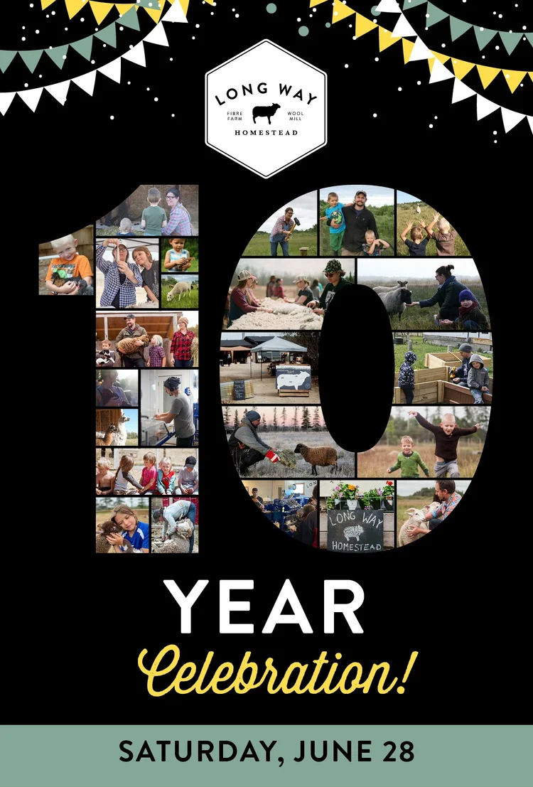 long way homestead - Local Canadian Wool