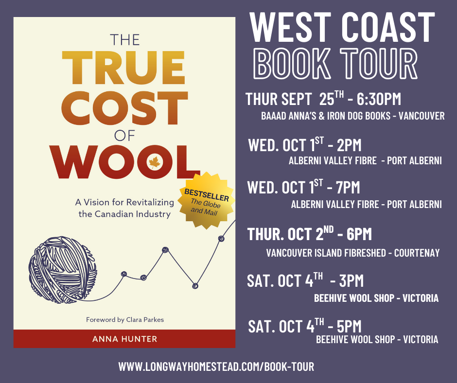 long way homestead - Local Canadian Wool
