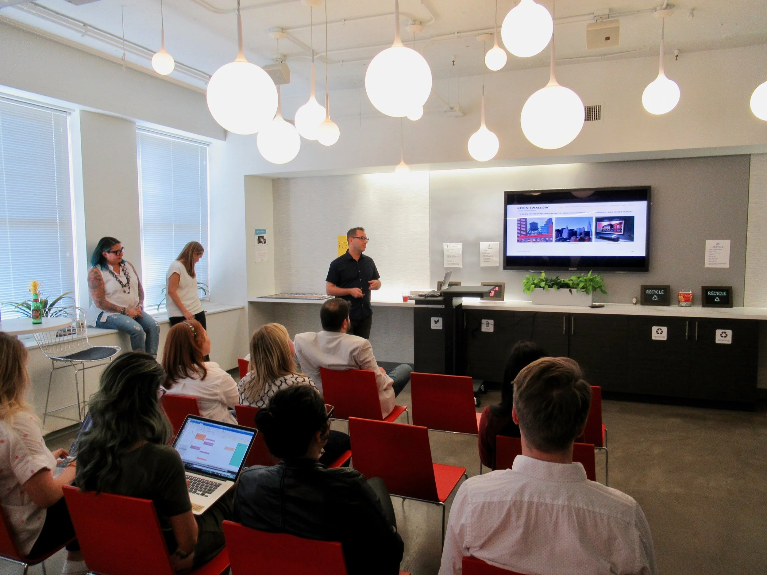 Artist Talk - "Fish Hooks" Presentation @ SapientRazorfish — Kevin Swallow