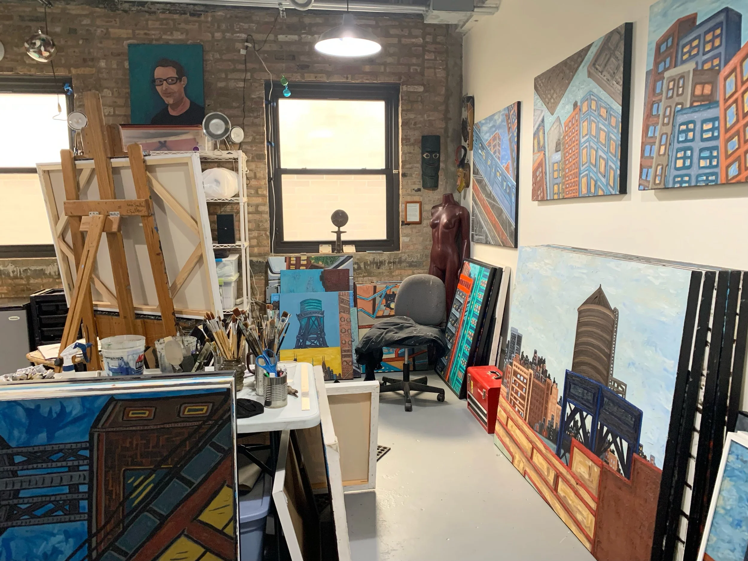 New Art Studio - Ravenswood Industrial Cooridoor — Kevin Swallow