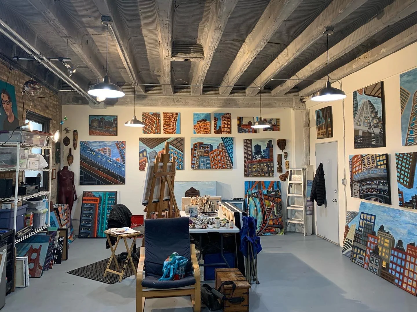 New Art Studio - Ravenswood Industrial Cooridoor — Kevin Swallow