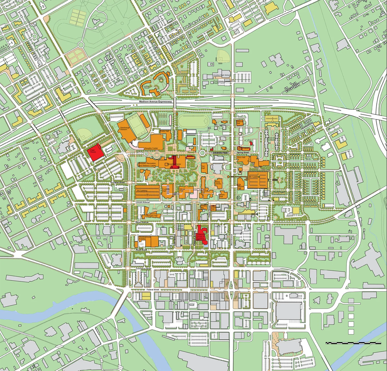 Youngstown State University Campus Master Plan — Cleveland Urban Design ...