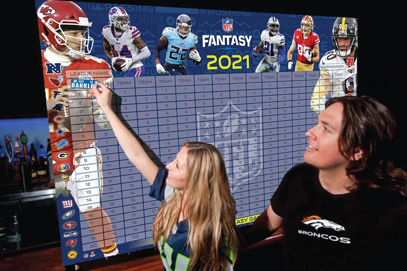 2024 NFL Superstar Fantasy Football Draft Board Kit 12, 10,, 09/14/2023