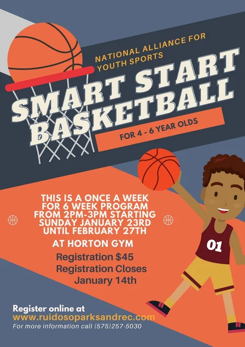 Smart Start Basketball — Parks & Recreation | The Village of Ruidoso, NM