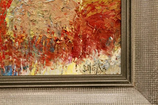 Snowman. Oil on Board. Signed: Steve Motyka (B.1964) American Artist ...