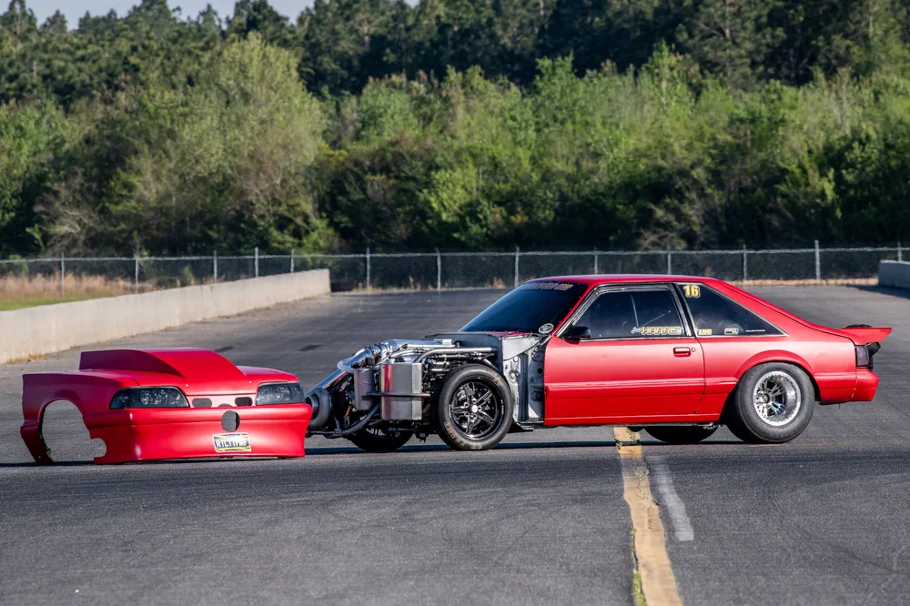 Fox Body Mustang Drag Car